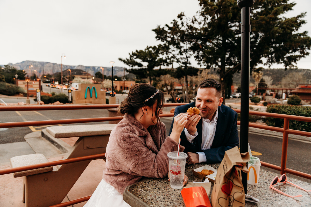 Intimate Wedding in Sedona, AZ | Briana + Jesse - Karen Castor ...