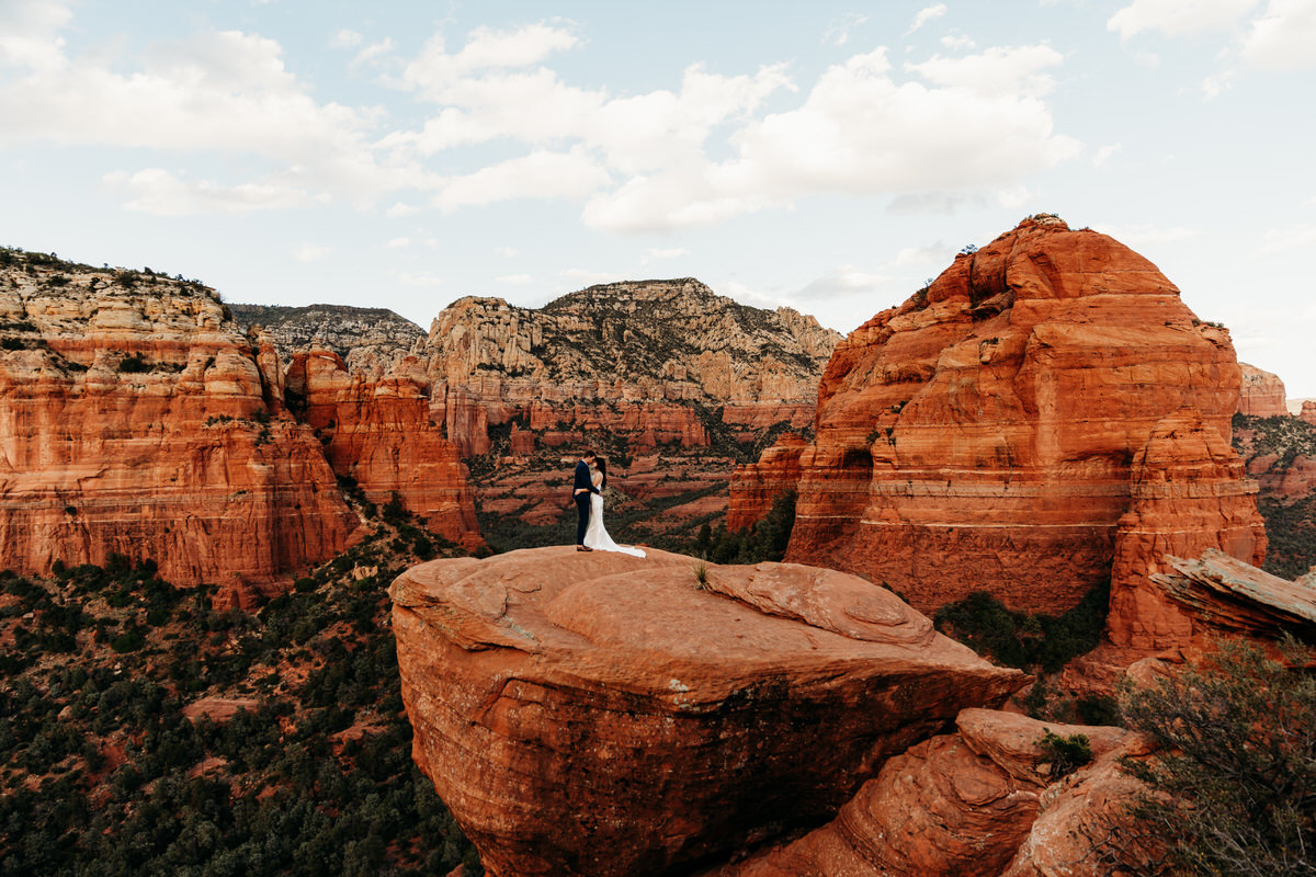 Private Sedona Elopement | Kristen + David